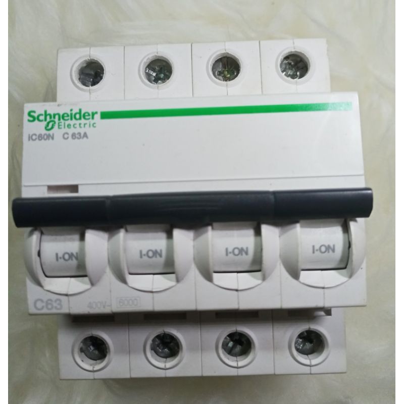 Jual MCB 4P iC60N C 63A Schneider ( SNI ) | Shopee Indonesia