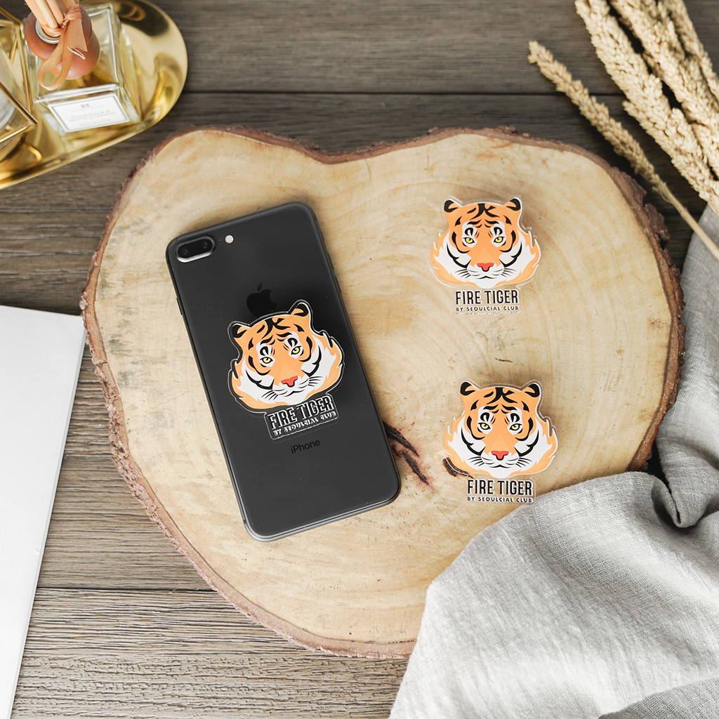 Jual Popsocket Tiger Head (Fire Tiger) | Shopee Indonesia