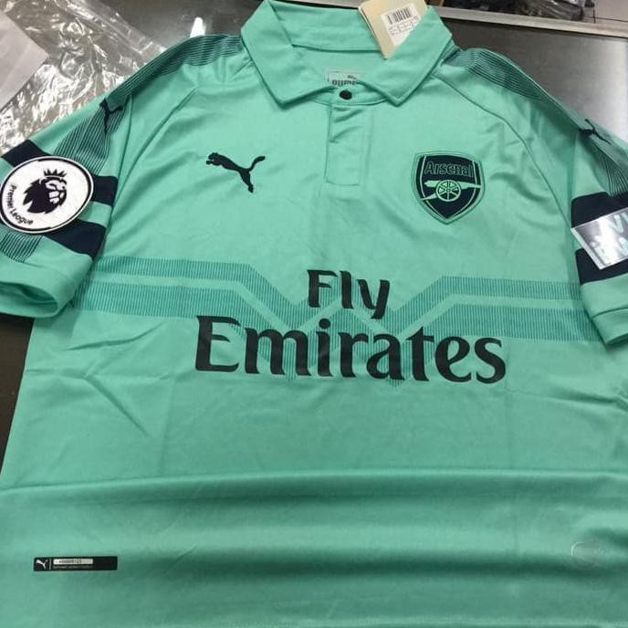 Jual Jersey Arsenal 3Rd 2018-2019 Full Patch Grade Ori | Shopee Indonesia