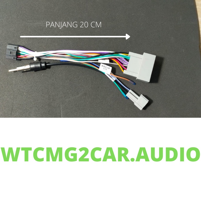 Jual Kabel soket head unit android 16 pin ke Honda kancing brio mobilio ...