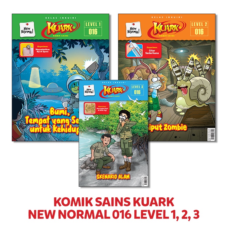 Jual Paket KUARK Tahun XVIII Edisi 16 Level 1, 2, 3 MATERI OSK 2022 | Shopee Indonesia