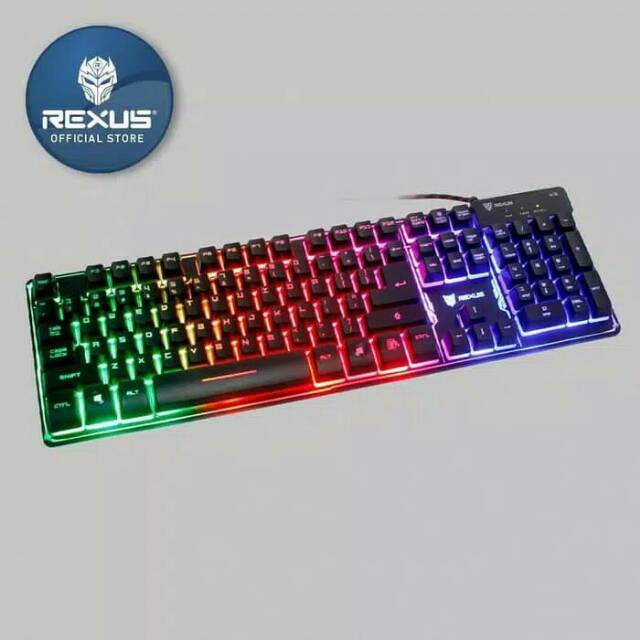 Jual Keyboard Gaming Rexus K9 RGB Battlefire Fotress | Shopee Indonesia