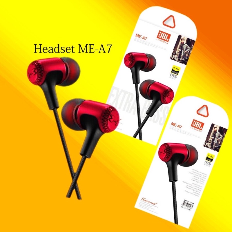 Jual Handsfree Headset Earphone ME-A7 J-600 S-25 Handset Handsfree ...