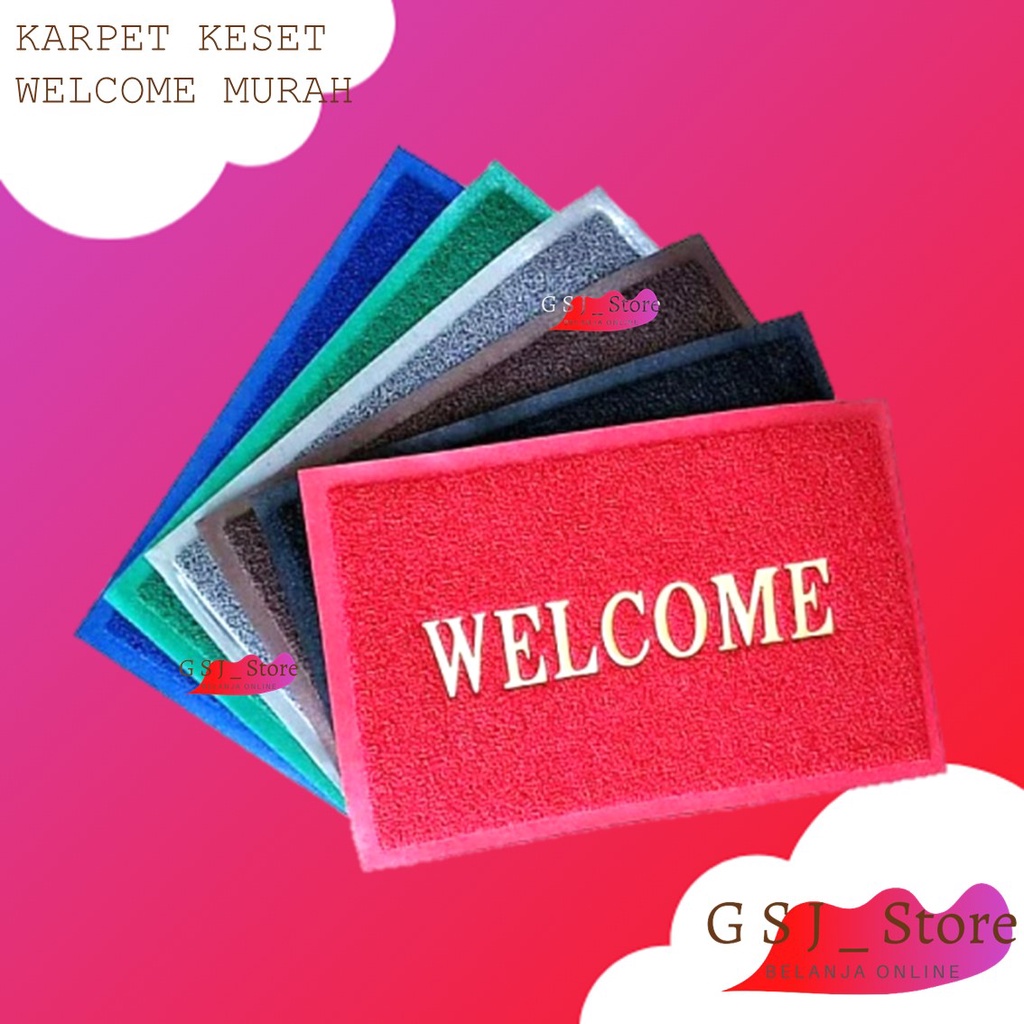Jual KESET BIHUN WELCOME ANTI SLIP - KARPET KESET WELCOME | Shopee ...