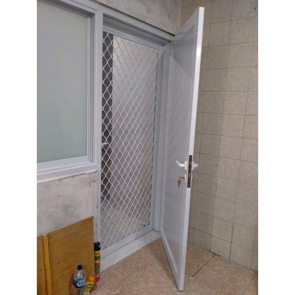 Jual PINTU KAWAT NYAMUK ALUMINIUM / PINTU EXPANDA | Shopee Indonesia
