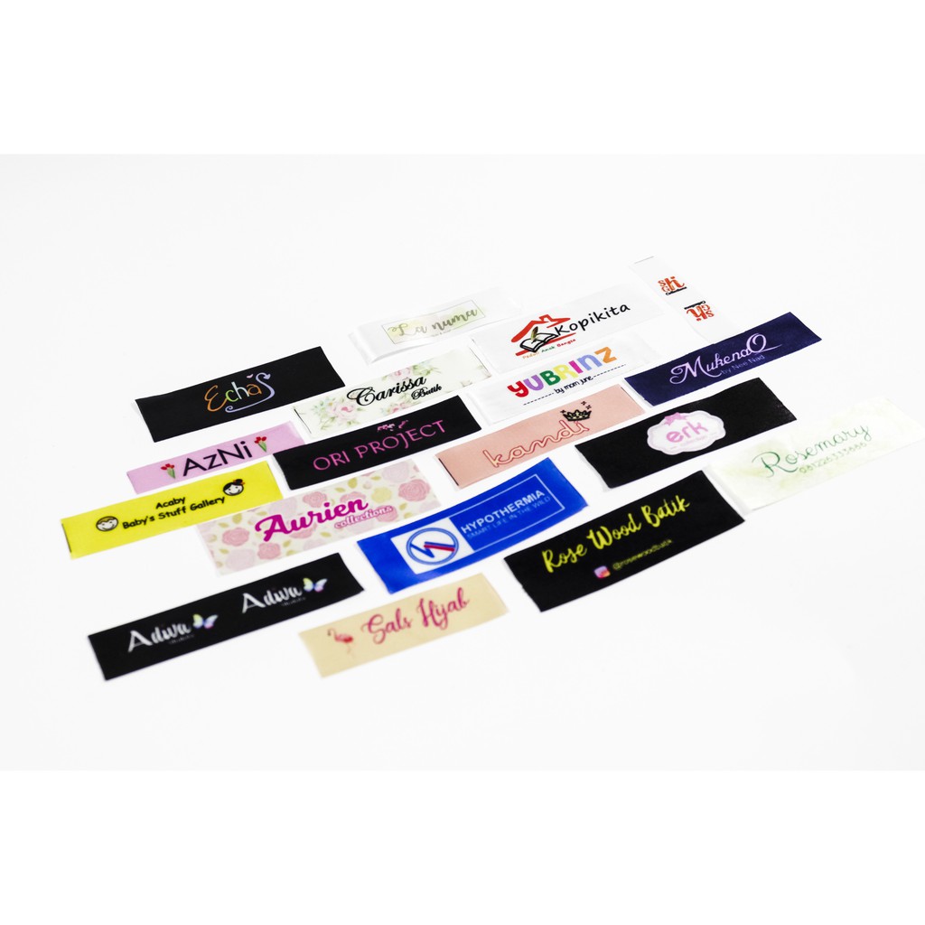 Jual Label Baju Satin printing | Shopee Indonesia