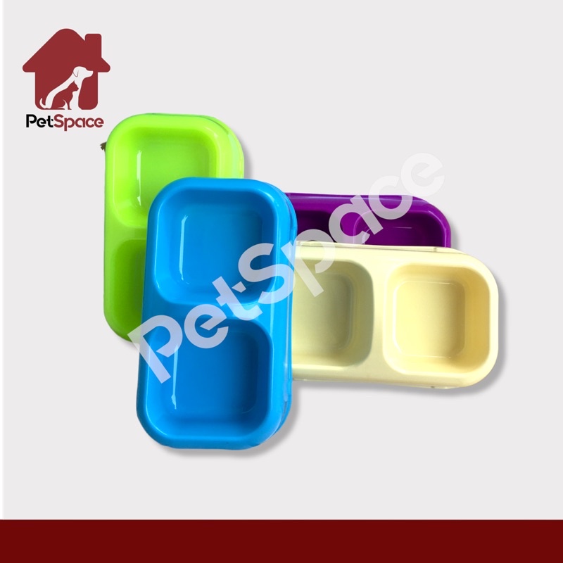 Jual Tempat Makan Hewan Kotak Double | Tempat Makan / minum Hewan Chiro ...