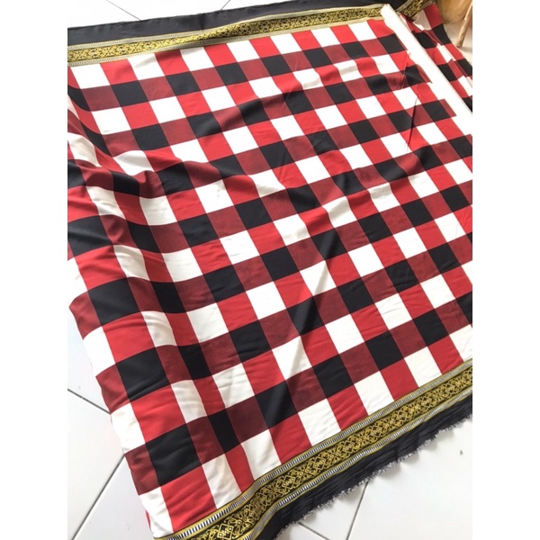 Jual Kain Poleng Bali Tridatu Halus | Kain Poleng tridatu BSW | Shopee ...