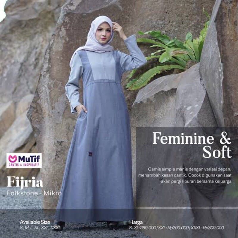 Jual GAMIS FIJRIA ORY BY MUTIF | Shopee Indonesia