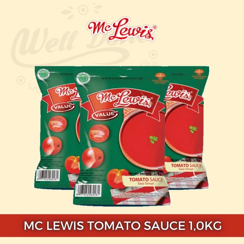 Jual Mc Lewis Tomato Sauce 1kg | Shopee Indonesia