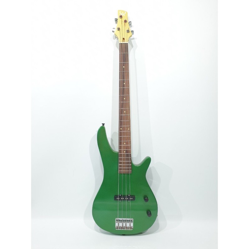 Jual Bass Elektrik Merk Fender Warna Hijau Senar 4 Listrik Trusrod Pemula Belajar Murah Jakarta