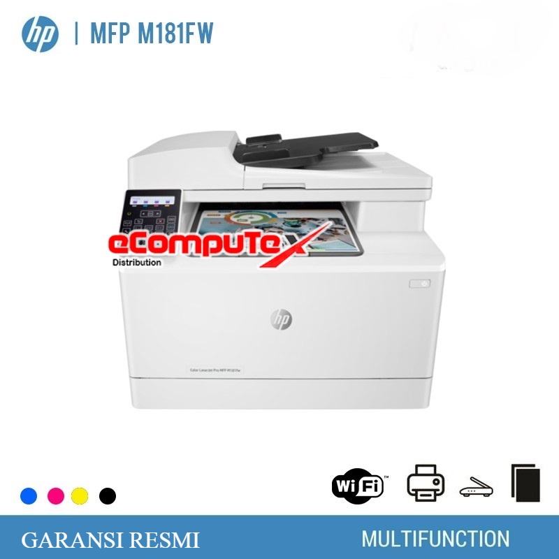 Jual PRINTER HP LASERJET M181FW ALL IN ONE WIRELESS / HP LASER JET M ...