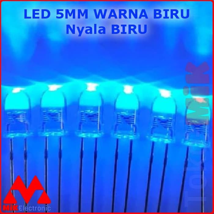 Jual LED 5MM 5 MM WARNA BIRU BLUE | Shopee Indonesia