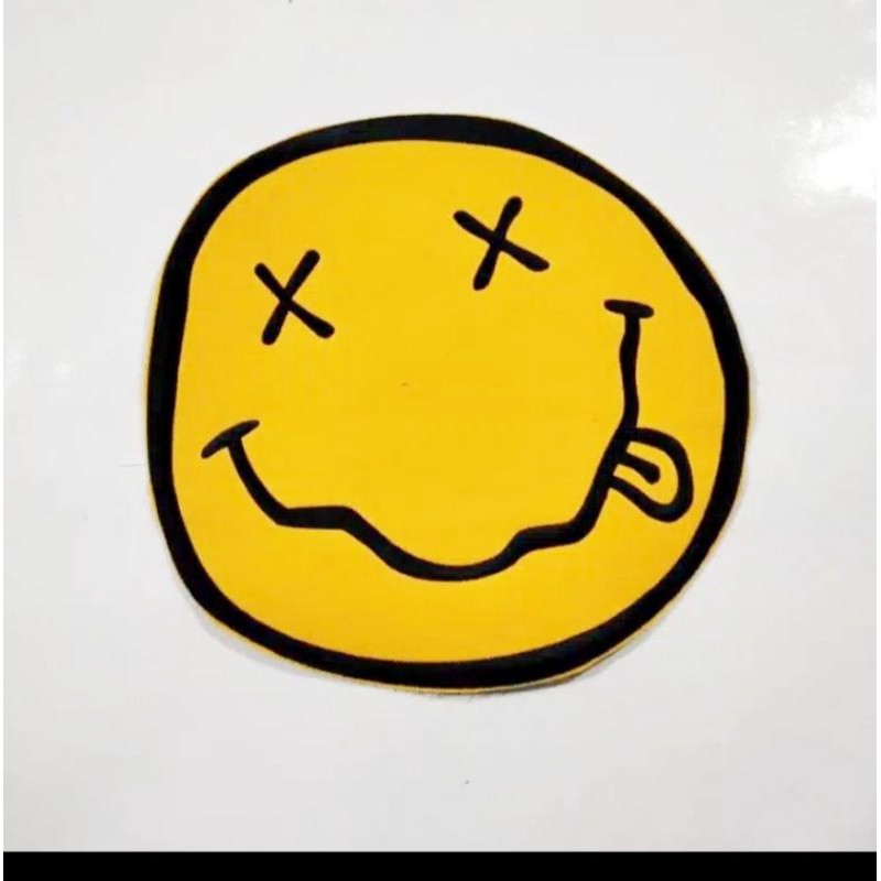 Jual patch bordiran Nirvana emblem jaket besar keren mantap warna hitam ...