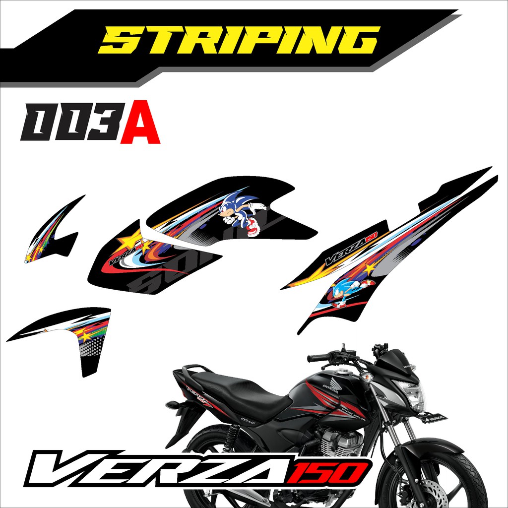 Jual Stiker Striping VERZA 150 - Terbaru Strip Stiker Verza 150 Desain ...