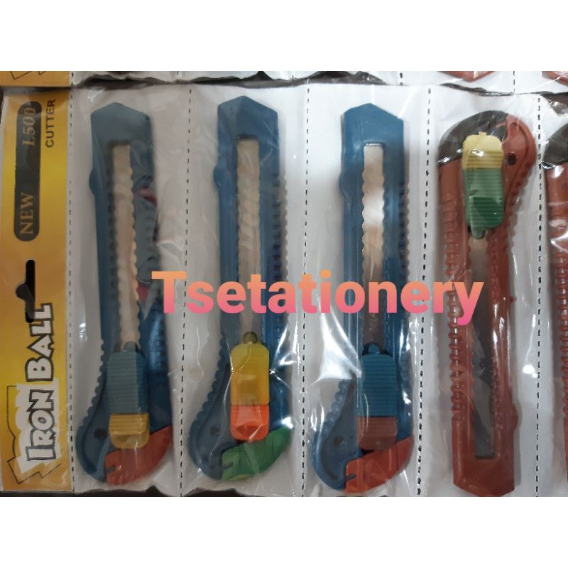 Jual PROMO 12 PCS - CUTTER - PISAU KATER BESAR TEBAL RENCENG MURAH ...