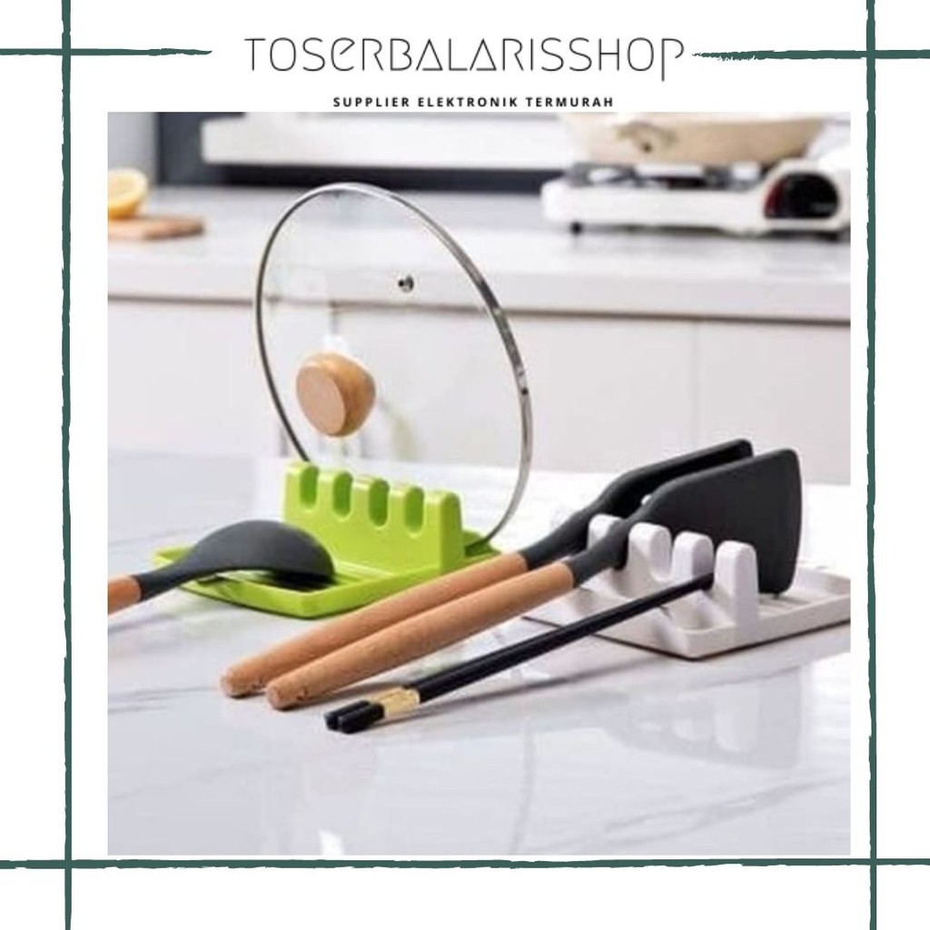 Jual LV-8021 TEMPAT RAK TATAKAN WADAH ALAT MASAK SPATULA SUTIL SODET ...