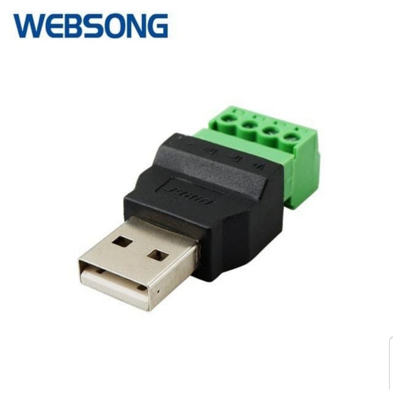 Jual Connector PCB Terminal USB Male Websong | Shopee Indonesia