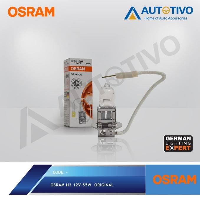 Jual Jual Osram Lampu Mobil H3 Original 64151 PK22s 12V 55W AUTOT11 ...
