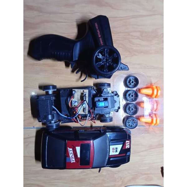 Jual RC DRIFT MINI HUANGBO 1:24 SUDAH UPGRADE FULL PROPO 2WD | Shopee ...