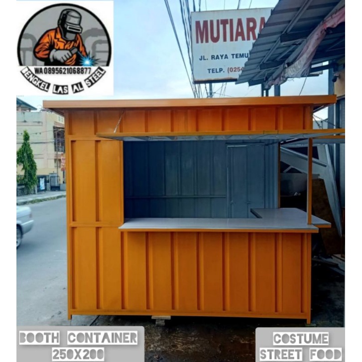 Jual Booth container P250xL200xT220 | Shopee Indonesia