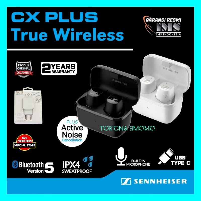 Jual Sennheiser CX Plus True Wireless With Active Noise Cancelling ...