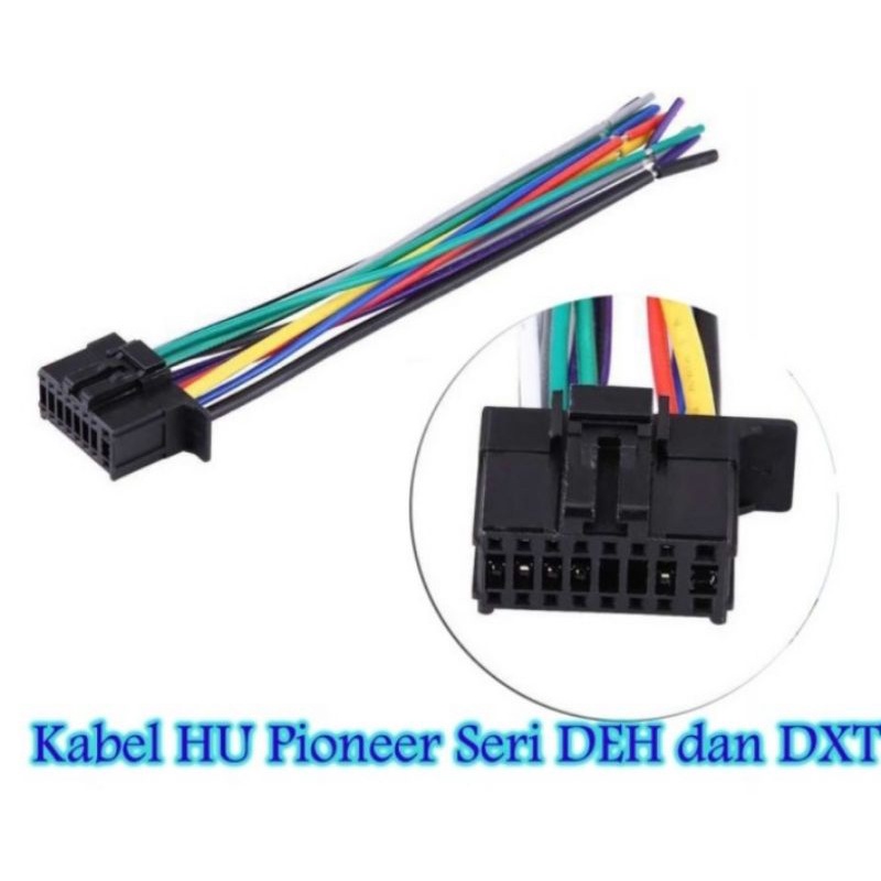 Jual Kabel Soket Pnp 16 Pin Untuk Head Unit Pioneer Seri DEH dan DXT ...