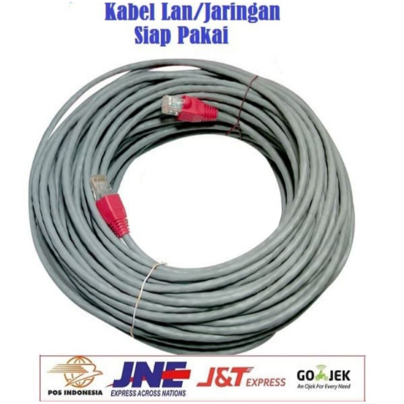Jual kabel lan utp spectra cat5e siap pakai Permeter | Shopee Indonesia