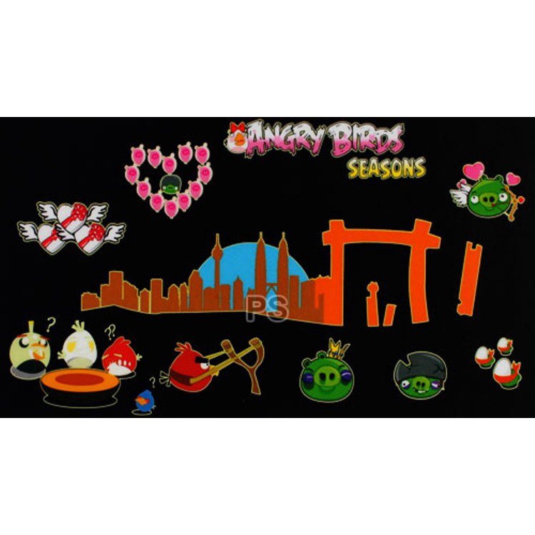 Jual METH CH9907 BURUNG BIRD SEASONS GLOW 60X90 WALSTIKER WALLSTICKER ...