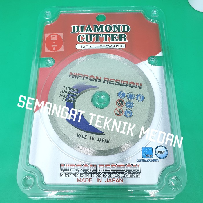Jual MATA POTONG KERAMIK DIAMOND CUTTER NIPPON RESIBON 4" BASAH WET ...