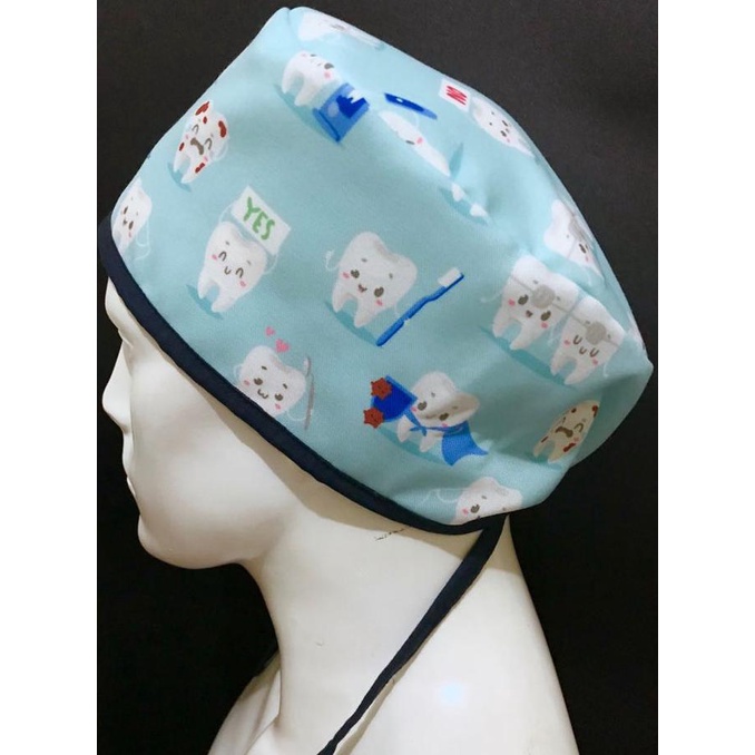 Jual Dentist/Dokter Gigi Scrub Hats / Topi Operasi Dokter/Bidan/Perawat ...