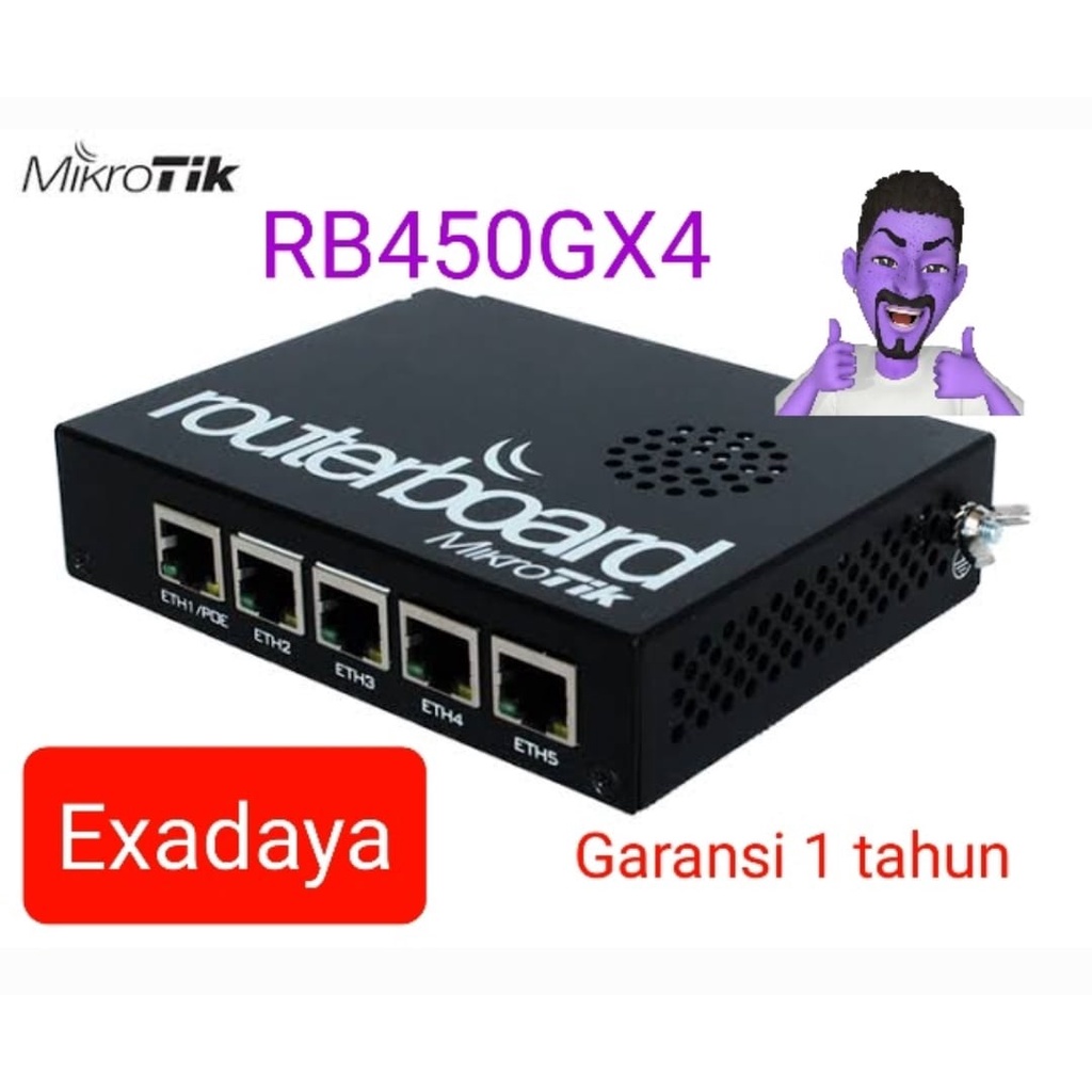 Jual Mikrotik RB450Gx4 Router Indoor 5 Port Gigabit | Shopee Indonesia