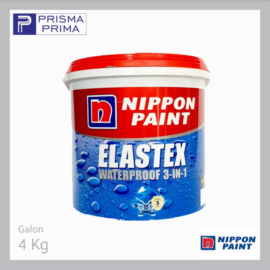 Jual Nippon Paint Elastex 3 in 1 Cat Pelapis Anti Bocor Galon 4 Kg ...