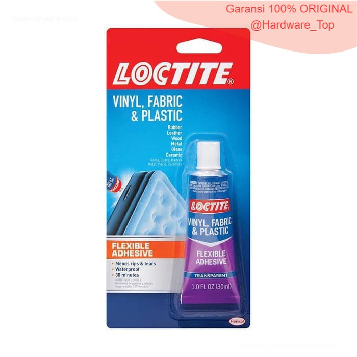 Jual Lem Loctite Vynil Fabric Kain dan Plastik USA | Shopee Indonesia