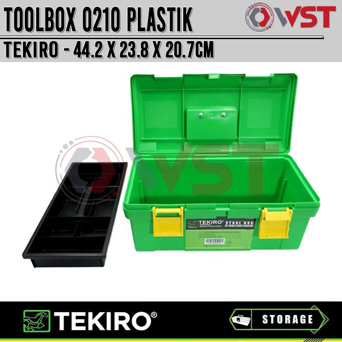 Jual Tekiro Toolbox Plastik TB 902 0210 / Kotak Perkakas / Tool Box | Shopee Indonesia