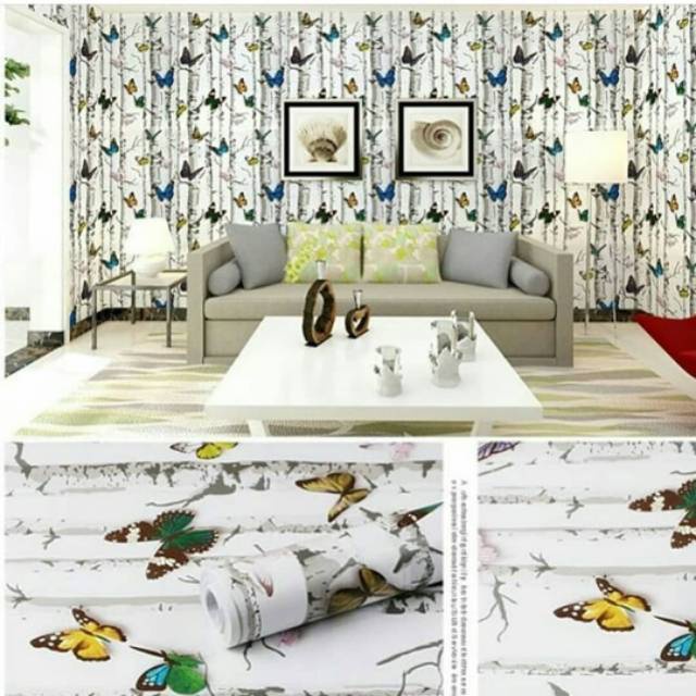 Jual Jual Wallpaper Stiker Dinding Walpaper Sticker Ruang Tamu ...
