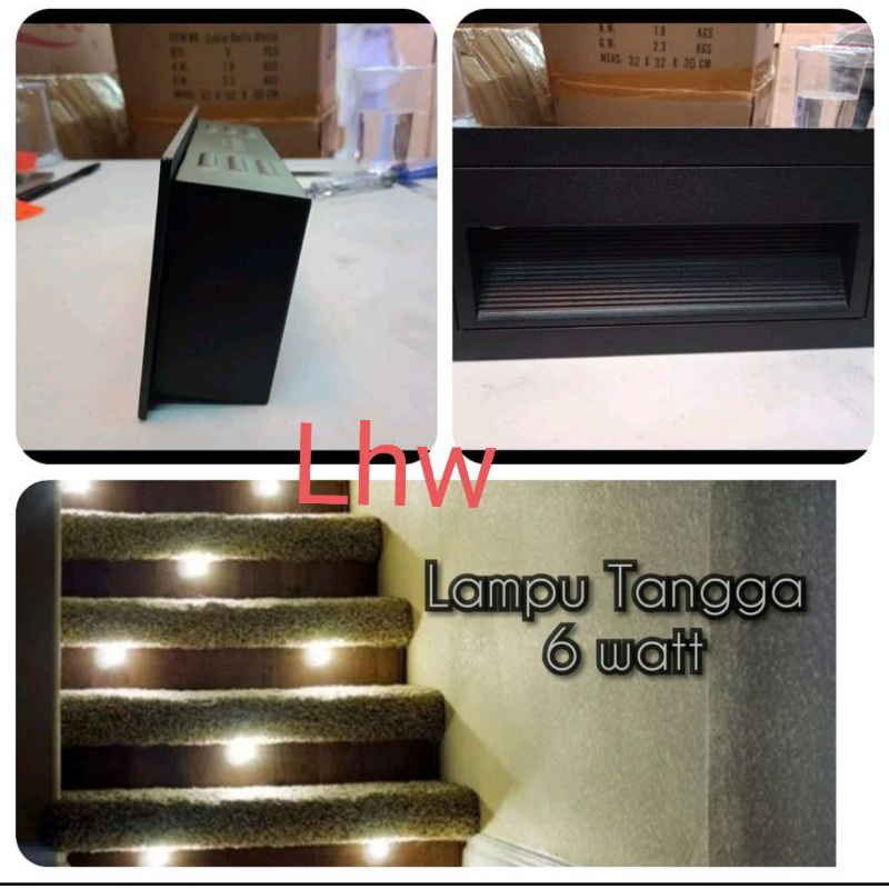 Jual Lampu tangga/ dinding / led step light LED 6W INBOW | Shopee Indonesia