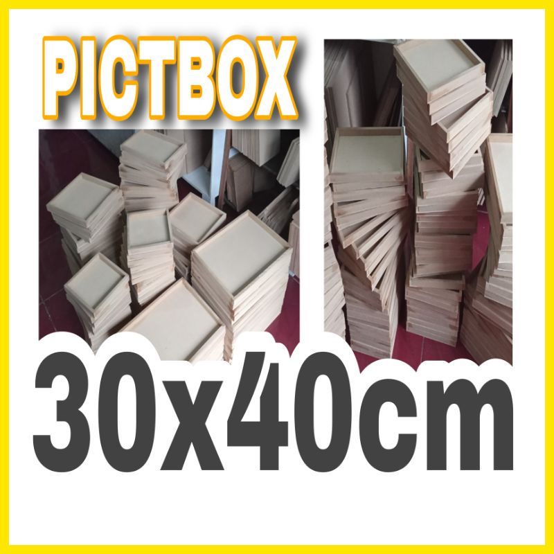 Jual bingkai foto pictbox / kotak foto / kotak wallpaper dinding ...