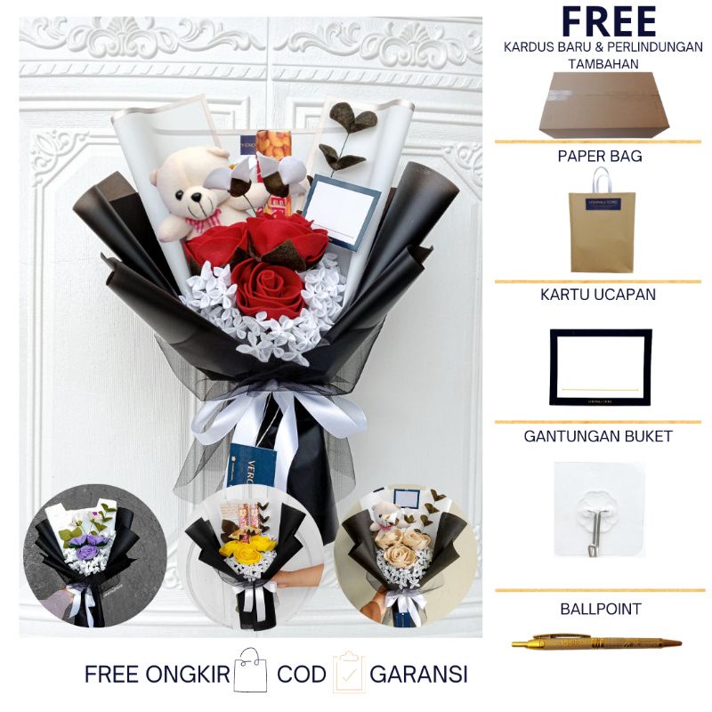 Jual BUKET BUNGA WISUDA – NOON - BUCKET BUNGA ARTIFICIAL - BOUQET ULANG ...