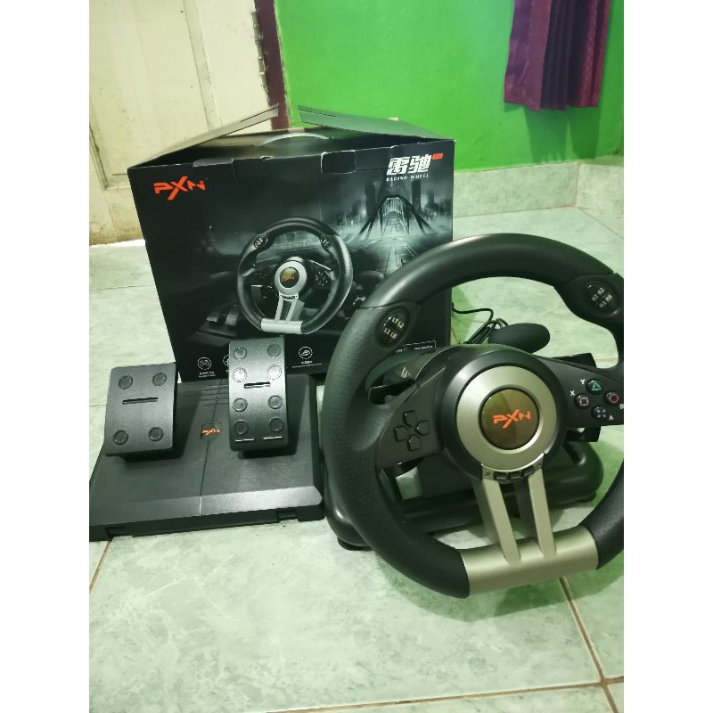 Jual PXN V3 PC Racing Wheel Race Steering Wheel with Pedals Pxn V3 Pro ...