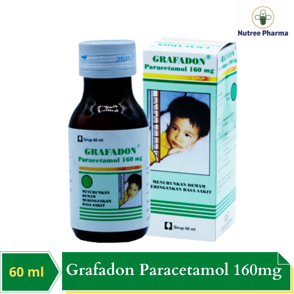 Jual Grafadon Paracetamol 160mg Sirup 60 ml | Shopee Indonesia