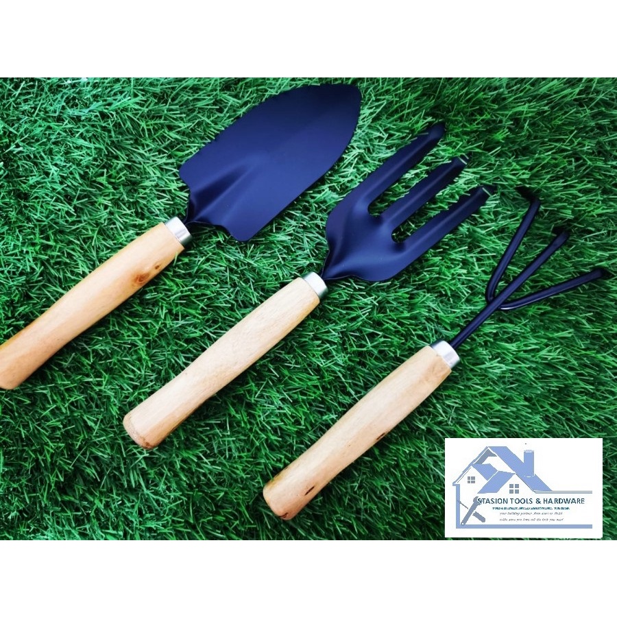 Jual ALAT BERKEBUN SET 3 BESAR-GARDEN TOOLS-ALAT KEBUN-SEKOP GARPU ...