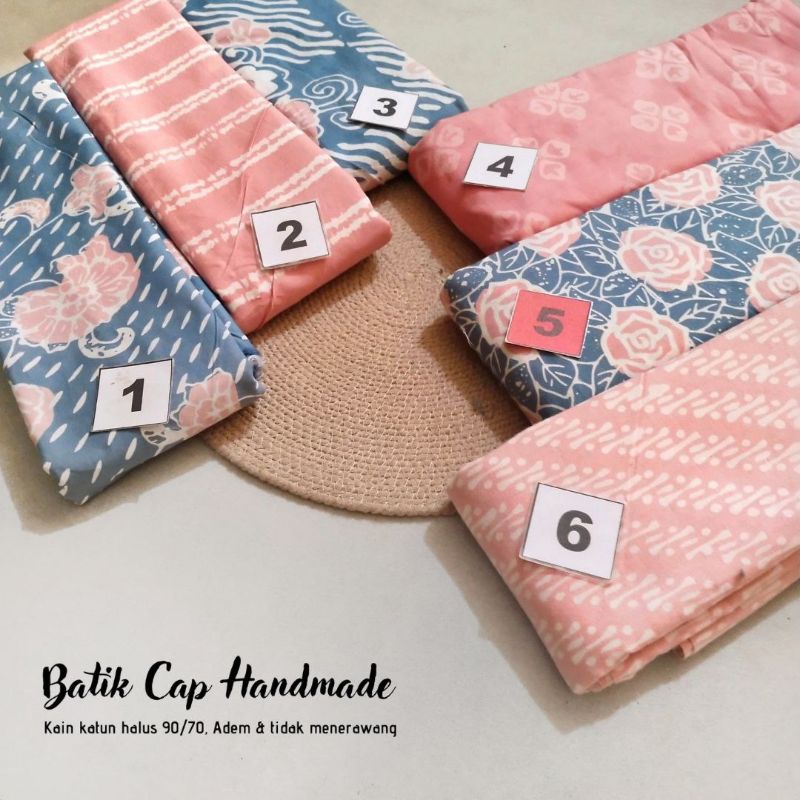 Jual KAIN BATIK CAP DUSTY PINK | Shopee Indonesia