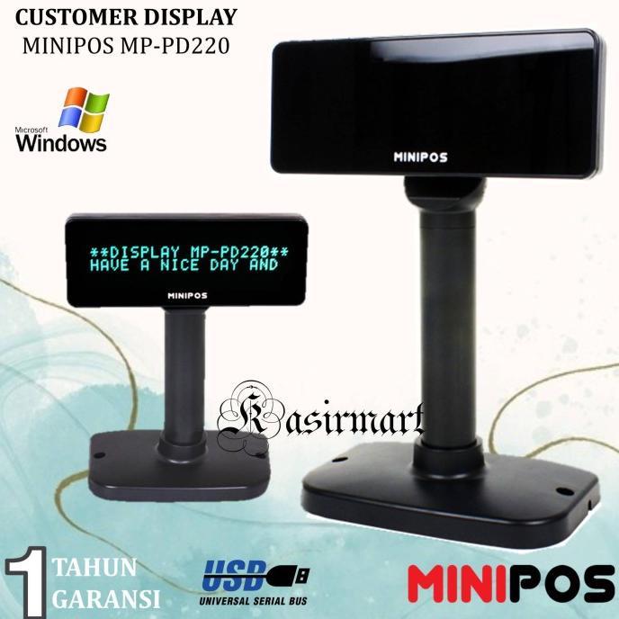 Jual Customer Display | Pole display MiniPOS MP-PD220 | Shopee Indonesia
