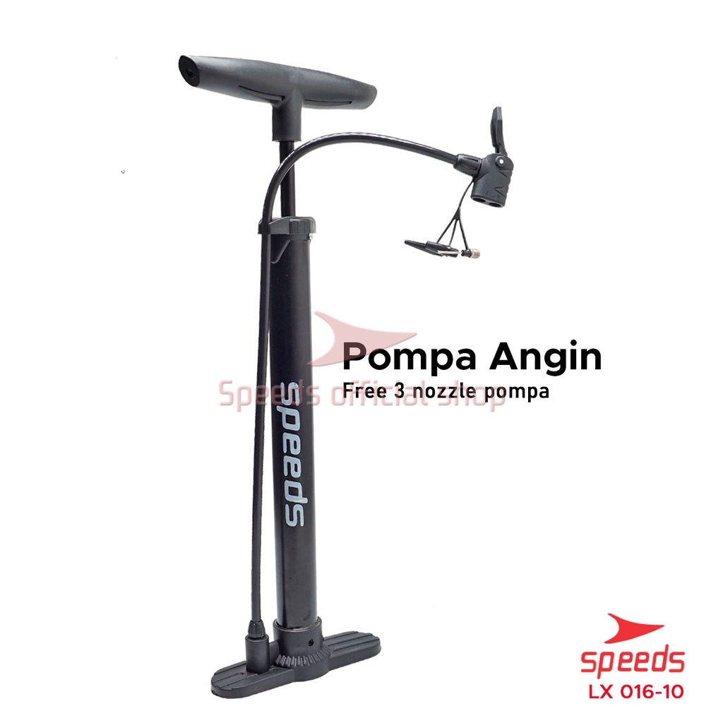 Jual SPEEDS Pompa Angin Sepeda Manual Pompa Ban Motor Pompa Mini Pompa ...