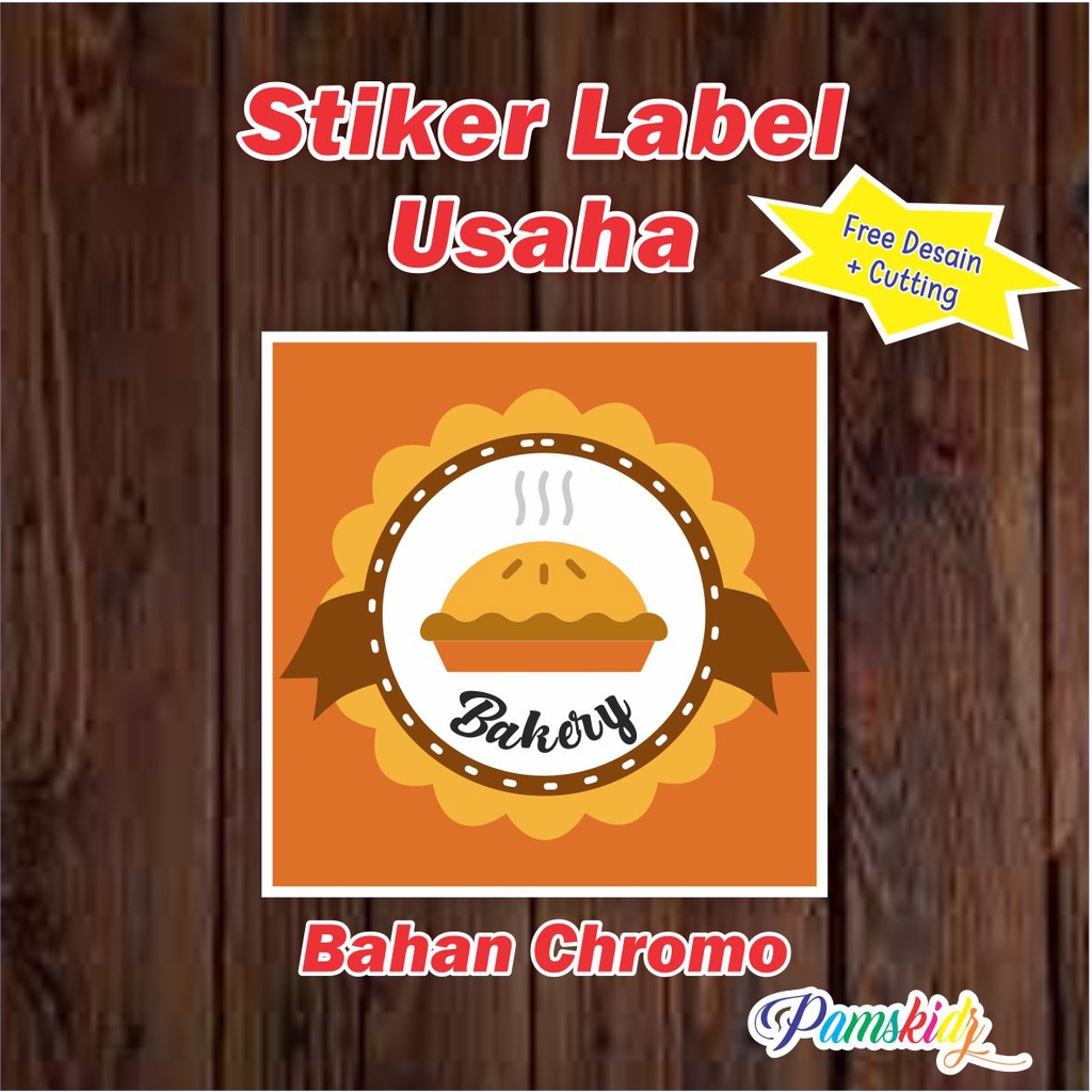 Jual Stiker Label Usaha/ Stiker Kemasan / Stiker Produk BAKERY / CAKE ...