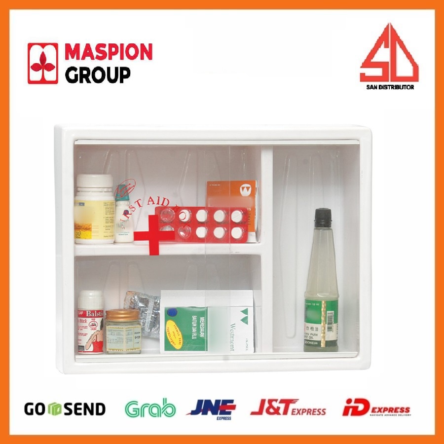 Jual TEMPAT KOTAK OBAT MASPION P3K / BOX OBAT WALL CABINET MK-11 ...