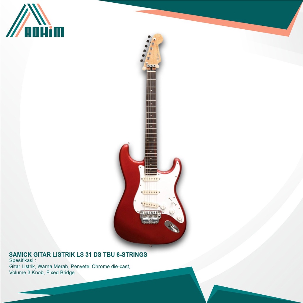 Jual SAMICK GITAR LISTRIK LS 31 DS TBU 6-STRINGS | Shopee Indonesia