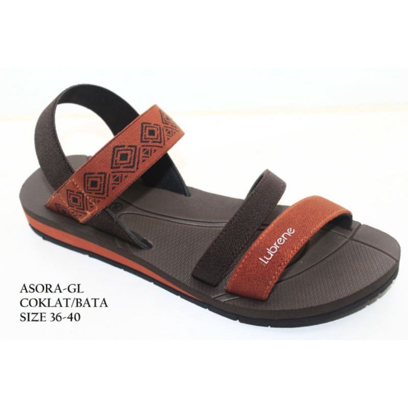 Jual LUBRENE,Sandal bertali wanita original Lubrene ukuran 36-40 ...