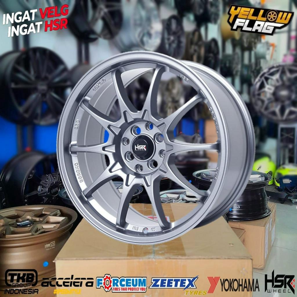 Jual velg hsr Boroko Srd ring 18 Lebar 8 velg racing HRV Mazda3 Civis velg r18 ce28 | Shopee ...
